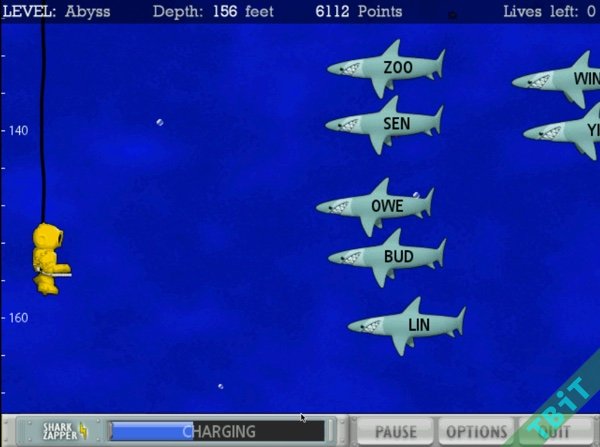 Typer Shark Deluxe – Game mini luyện gõ bàn phím 10 ngón vui nhộn – TBit